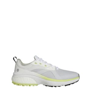 adidas Men's Solarmotion Spikeless Golf Shoes, Footwear White/Core Black/Pulse Lime, 9.5