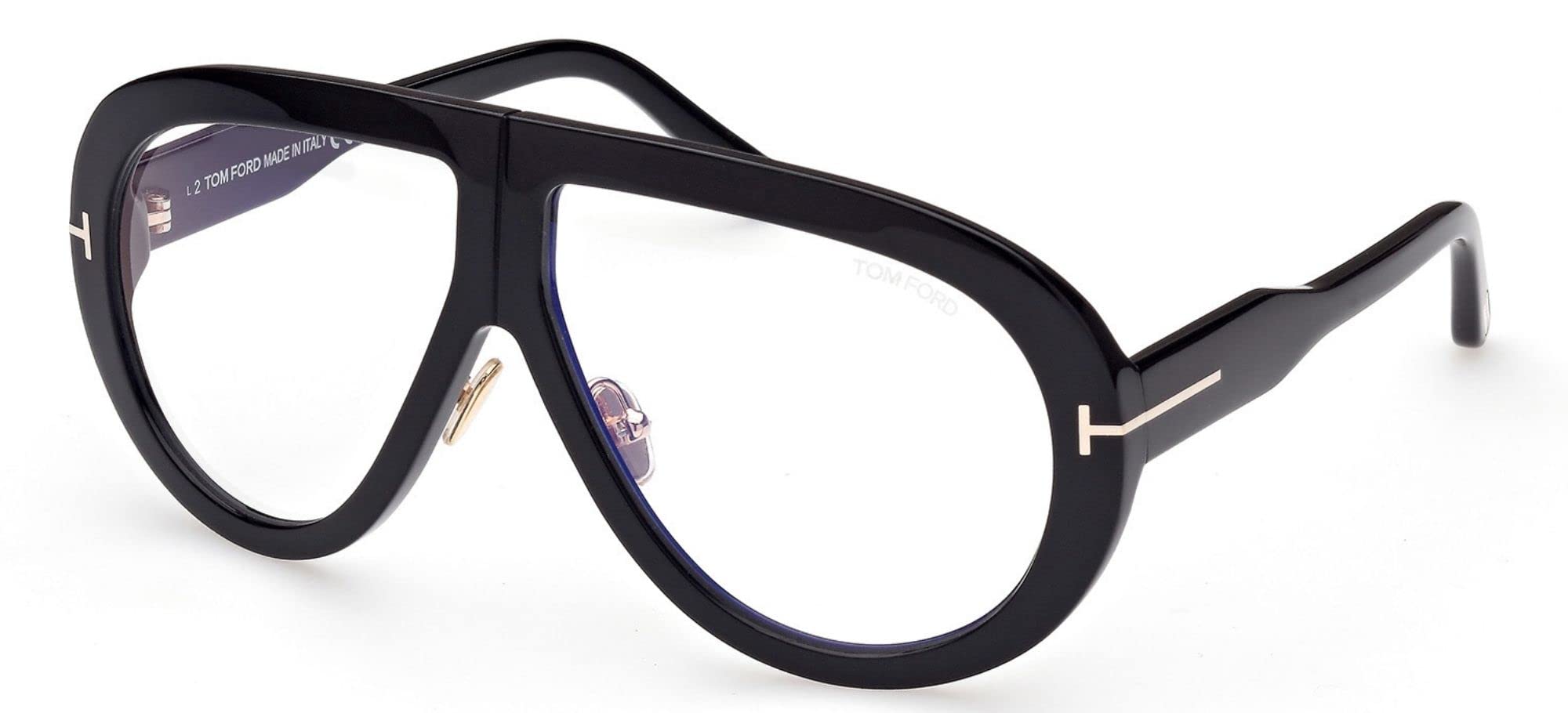 Tom Ford TROY FT 0836 Black Gold/Uva Uvb Transparent 61/10/140 Unisex Sunglasses