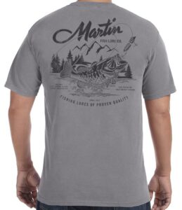 big mouth martin t-shirt (medium) dark grey