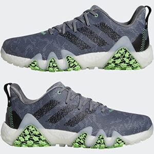 adidas Men's Codechaos 22 Spikeless Golf Shoes, Grey Three/Core Black/Beam Green, 10.5