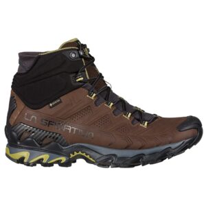 la sportiva mens ultra raptor ii mid leather gtx waterproof hiking boots, chocolate/cedar, 12.5