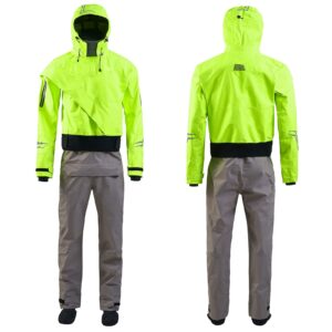 dry suits for men in cold water kayaking,demanding whitewater paddling with hooded,green (green, m)