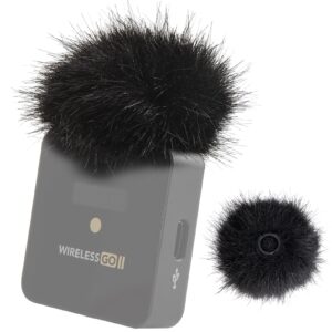 youshares 2pcs wind muff for rode wireless go 2 dual channel wireless system, pop filter designed for rode wireless go ii - rode go 2 mic accessories