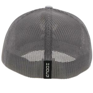 HOOEY Men's Flexfit Fitted Hat (Large/X-Large, Grey)