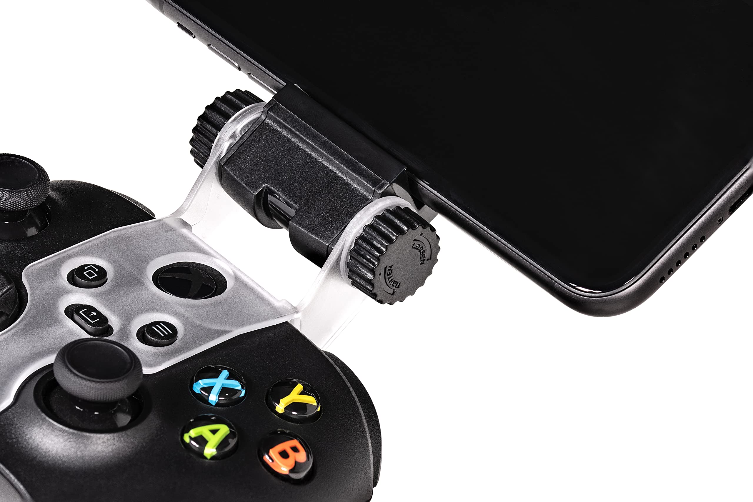 Numskull Xbox Series X Controller Mobile Mount, Adjustable Gaming Mobile Clip, Compatible with Xbox Series S Controllers