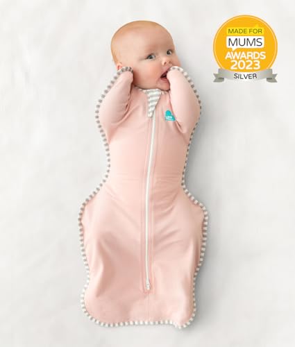 Love to Dream Swaddle UP, Baby Sleep Sack, Self-Soothing Swaddles for Newborns, Improves Sleep, Snug Fit Helps Calm Startle Reflex, New Born Essentials for Baby, 13-19 lbs, Pink