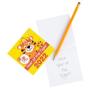 fun express 2024 chinese new year of the tiger notepads – 24 pieces