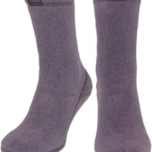 CheshKit Soft Thermal Boot Liner Socks - Outdoor Sport - Polartec Fleece Winter Socks (1 Pair Pack, Medium, Dark Grape)