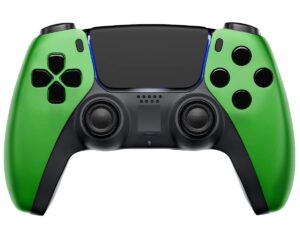 moddedzone wireless controller for ps5 with exclusive and unique designs compatible with playstation 5 and pc - the ideal christmas gift for gaming enthusiasts - expertly crafted in usa(soft green)