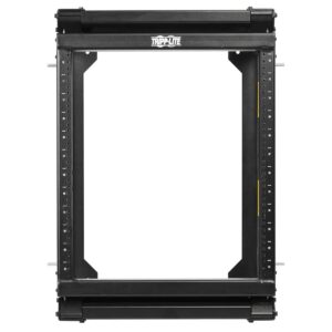 Tripp Lite 12U Wall-Mount Open Frame Server Rack Enclosure, 2-Post, Hinged Front, Heavy-Duty Steel, 12-24 Threaded & Numbered Mounting Holes, 5-Year Warranty (SRWO12US2)