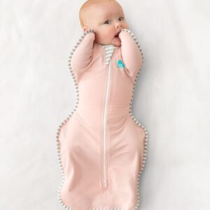 Love to Dream Swaddle UP, Baby Sleep Sack, Self-Soothing Swaddles for Newborns, Improves Sleep, Snug Fit Helps Calm Startle Reflex, New Born Essentials for Baby, 5-8.5 lbs, Pink