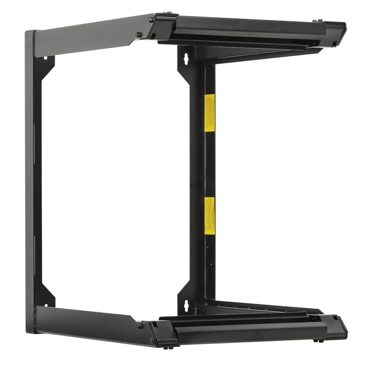 Tripp Lite 12U Wall-Mount Open Frame Server Rack Enclosure, 2-Post, Hinged Front, Heavy-Duty Steel, 12-24 Threaded & Numbered Mounting Holes, 5-Year Warranty (SRWO12US2)