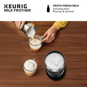 Keurig K-Supreme Plus SMART Single Serve Coffee Maker Milk Frother for Hot and Cold Milk Foam