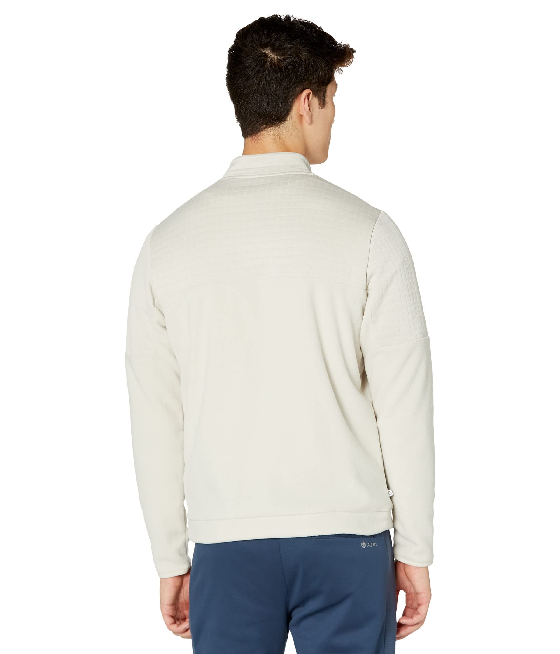 adidas Men's Standard Colorblock DWR Quarter Zip Pullover, Clear Brown, 2X-Large