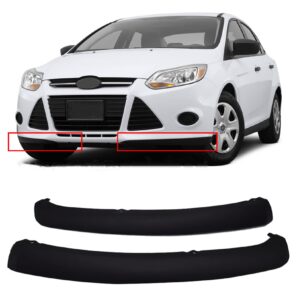 front bumper spoiler lip chin splitter left and right replacement for focus 2012 2013 2014 fo1095244c