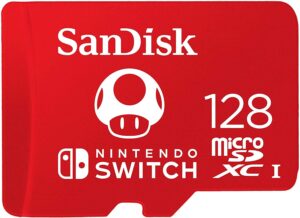 (1 pack) sandisk 128gb microsd nintendo switch microsdhc memory card for switch & switch lite sdsqxao-128g bundle with (1) goram plastic case