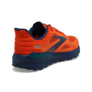 Brooks Men’s Launch GTS 9 Supportive Running Shoe - Flame/Titan/Crystal Teal - 11.5