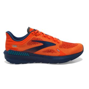 Brooks Men’s Launch GTS 9 Supportive Running Shoe - Flame/Titan/Crystal Teal - 11.5