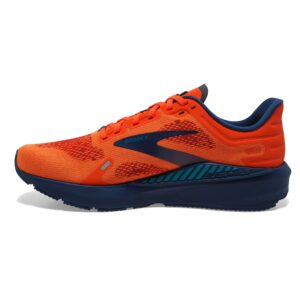 Brooks Men’s Launch GTS 9 Supportive Running Shoe - Flame/Titan/Crystal Teal - 11.5