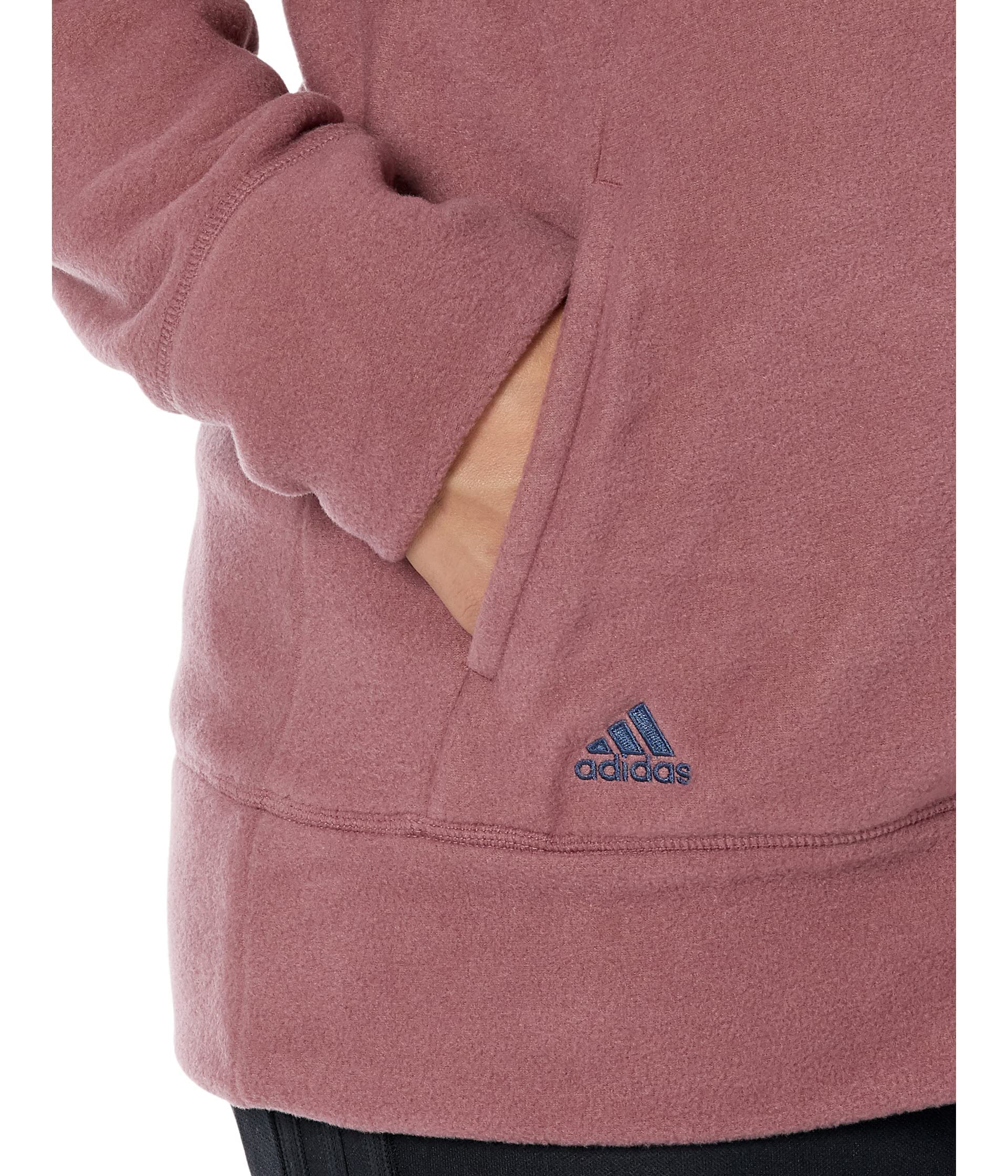 adidas Women's Standard W PLRFLC JKT, Quiet Crimson, 4X-Large