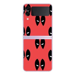 mightyskins skin compatible with samsung galaxy z flip 3 - dead eyes pool | protective, durable, and unique vinyl decal wrap cover | easy to apply, remove, and change styles | made in the usa