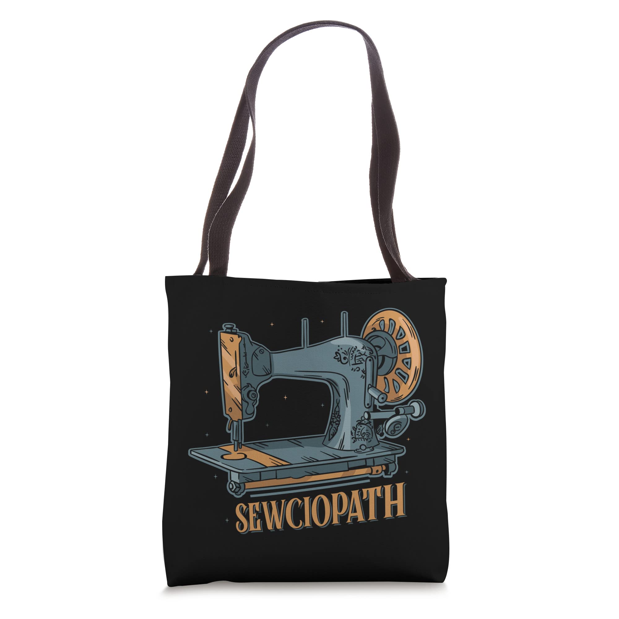 Sewciopath Fun Sewing Quilting Quilter Sewer Tote Bag