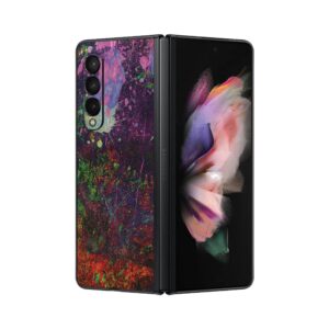 mightyskins skin compatible with samsung galaxy z fold 3 - paint drip | protective, durable, and unique vinyl decal wrap cover | easy to apply, remove, and change styles | made in the usa