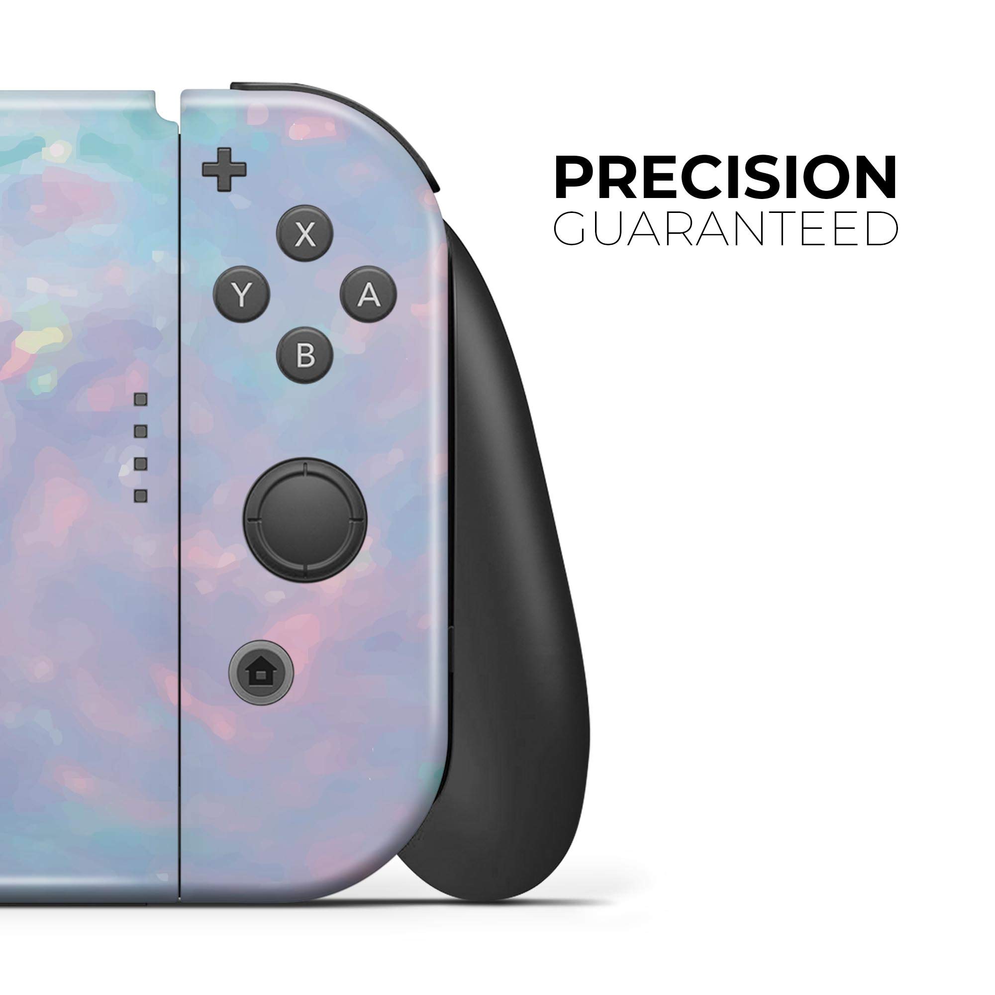 Design Skinz - Compatible with Nintendo Switch OLED Console Bundle - Skin Decal Protective Scratch-Resistant Removable Vinyl - Blurry Opal Gemstone