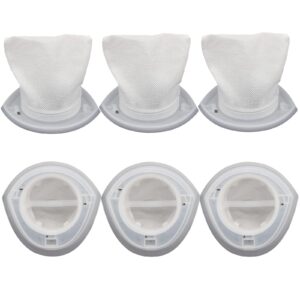 aolleteau 6-pack evf100 filters compatible with black+decker hnv220b, hnv215b, hnv115b series, hhs315j01, bdh7200chv, bdh9600chv, hnv220bcz series hand vacuum cleaners. 【note: not hnvcf10 filter !!!】