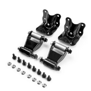 ustar rear leaf spring shackle hanger bracket kit fit for ford ranger 1986-2011, mazda b2300/b3000/b4000 1994-2010, mazda b2500 1998-2001 722-001 722-010 (4pc pack)