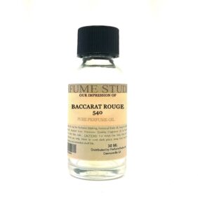 perfume studio oils 100% pure fragrance oil impression compatible with'fits' baccarat rouge 540 perfume (1oz, baccarat_rouge), 1 ounce, perfume oil 1oz