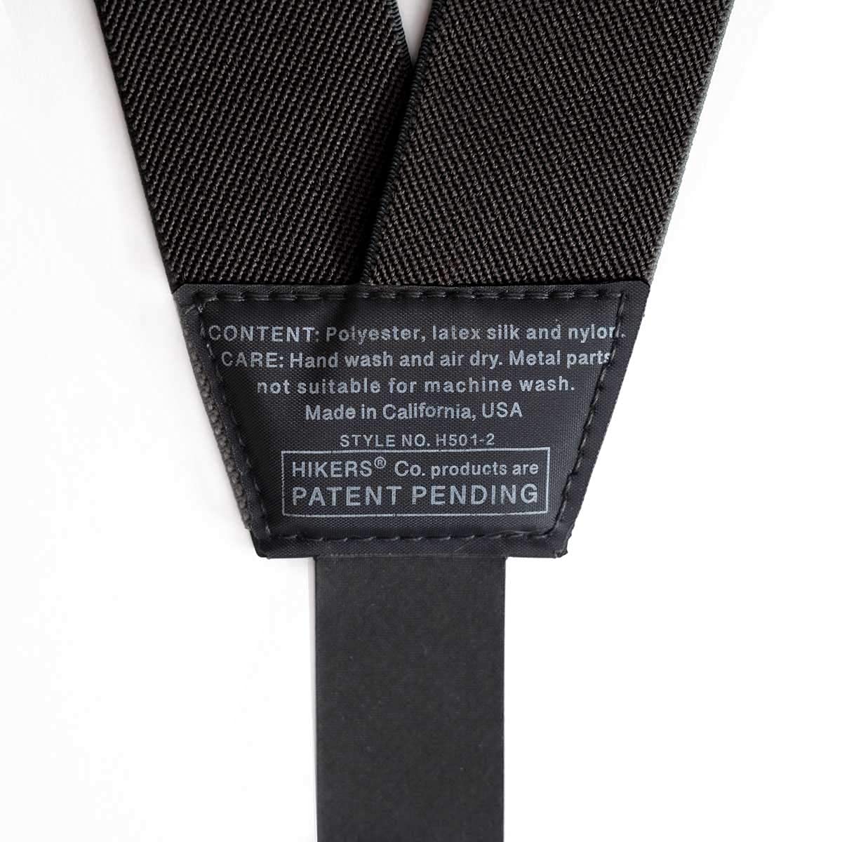 HIKERS - Original Hidden Suspenders for Men Under Clothes - Button Fly