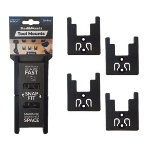 stealthmounts locking bosch tool holder 4 pack of bosch tool mount | bosch tool storage | bosch 18v tool holder | bosch drill holder | 18v bosch tool mount | made in uk