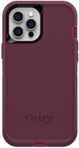 otterbox defender screenless series case for iphone 12 pro max (only) case only - non-retail packaging - berry potion