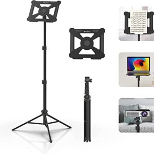 ULANZI Projector Tripod Stand, VIJIM LT01 Foldable Laptop Tripod Music Stand Multifunctional DJ Racks 360° Horizontally Adjustment 23.6" to 59" for Computer Book Music Notes Sound Media DJ Equipment