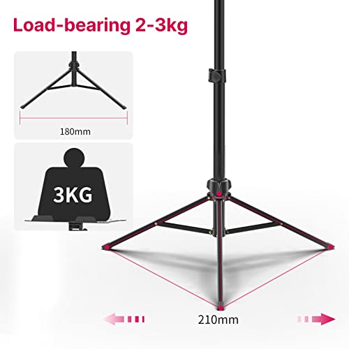 ULANZI Projector Tripod Stand, VIJIM LT01 Foldable Laptop Tripod Music Stand Multifunctional DJ Racks 360° Horizontally Adjustment 23.6" to 59" for Computer Book Music Notes Sound Media DJ Equipment