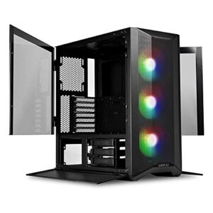 Lian Li LANCOOL II MESH C RGB-X USB Type-C Included Mid-Tower Black - LAN2MRX.50