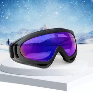 ILYModer Ski Goggles Snowboard Goggles night vision goggles 100% UV Protection Helmet Compatible Pack of 2 Snowboard Goggles for Kids,Boys,Girls,Youth, Mens Womens Snowmobile Skiing Skating