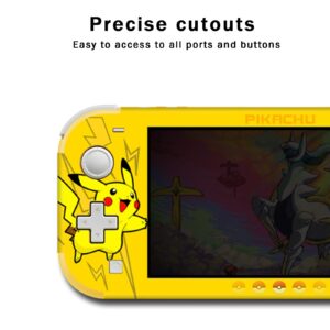 TIKOdirect Switch Lite Skin Sticker Compatible with Nintendo Switch Lite, Pretty Pattern Full Wrap Skin Protective Film Sticker, Yellow