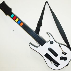 Nintendo Wii GUITAR HERO 3 Video Game with Guitar Controller Bundle Set GH III (Renewed)