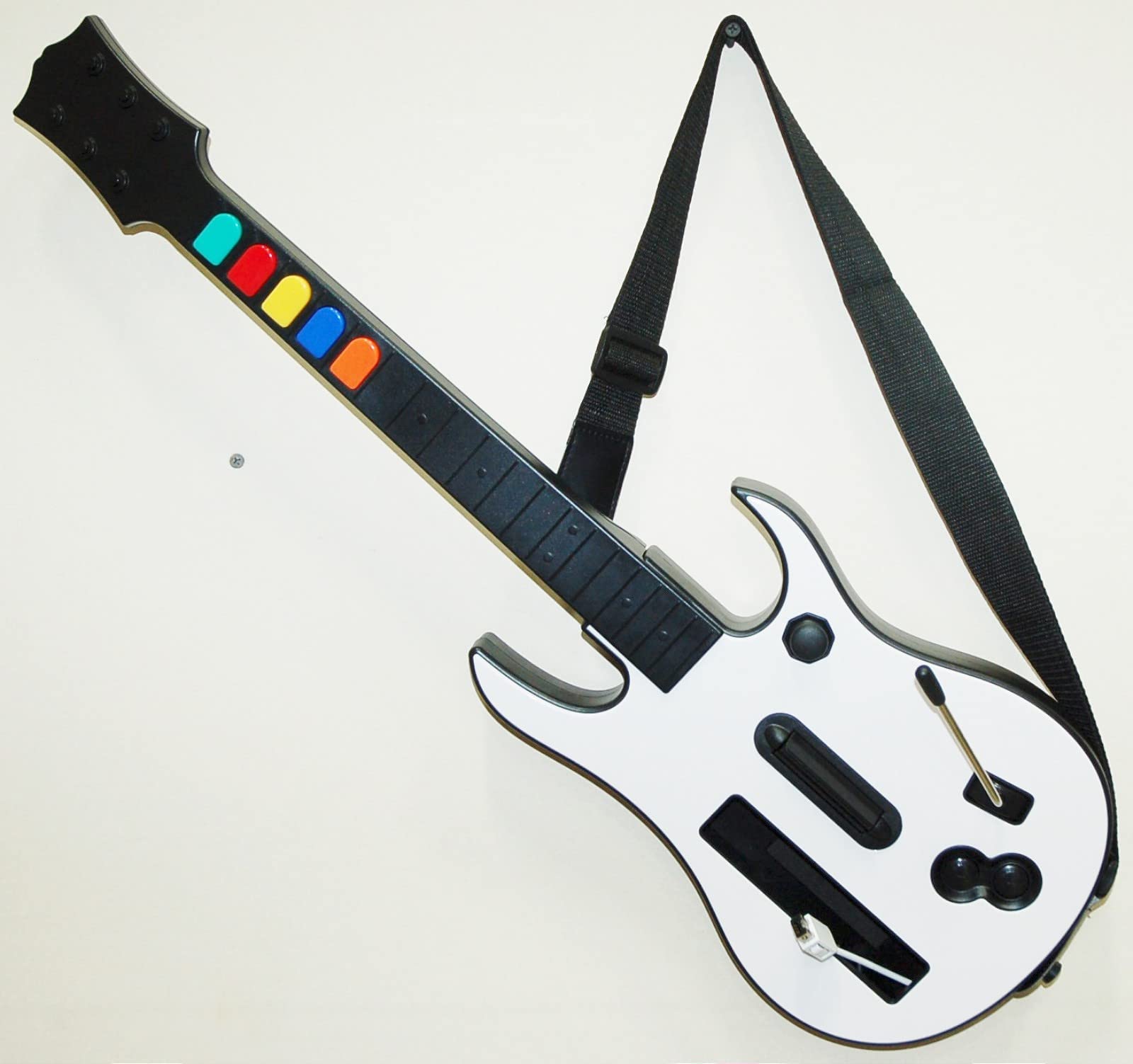 Nintendo Wii GUITAR HERO 3 Video Game with Guitar Controller Bundle Set GH III (Renewed)