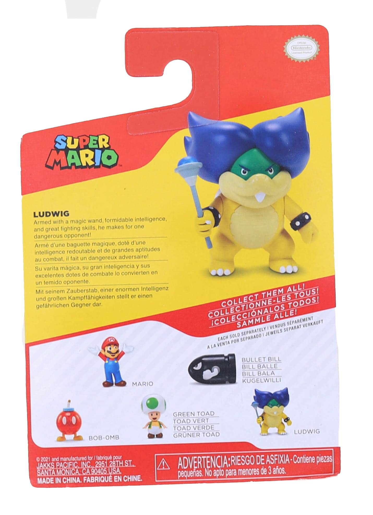 Super Mario Wave 31 Ludwig Von Koopa 2.5-Inch Mini Figure