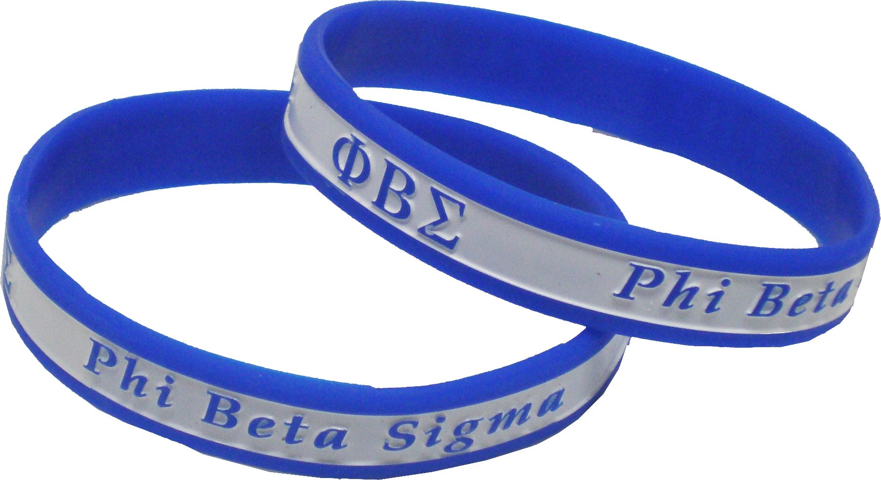 New Classic Phi Beta Sigma Silicone Bracelet