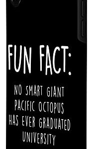 iPhone XS Max No Giant Octopus Graduated Uni Funny Animal Pun Humor Case