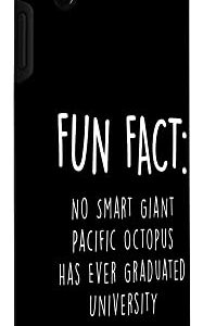 iPhone XS Max No Giant Octopus Graduated Uni Funny Animal Pun Humor Case