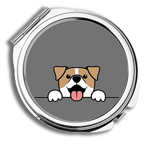 Cosmetic Mirror Gifun Metallica Have with Tongue Out Dog