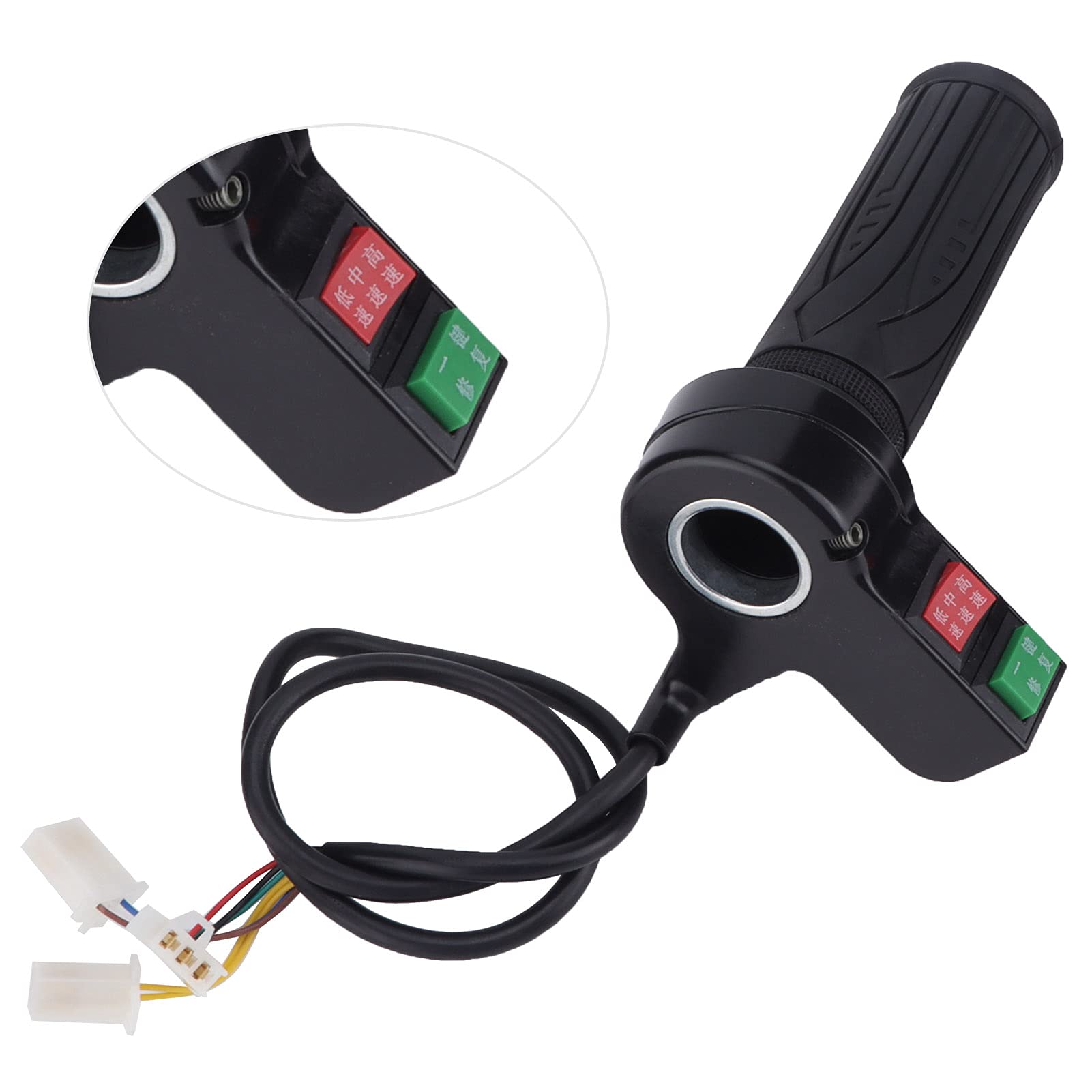 Cerlingwee Throttle Cable,Electric Throttle,General Scooter Throttle, Third Gear Acceleration for Electric Bicycle Throttle Adjustment