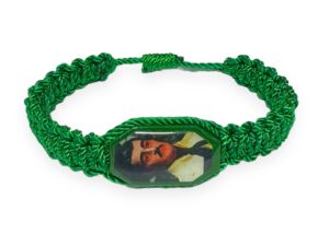 gigi's classy kids jesus malverde green corded adjustable bracelet women men pulsera verde