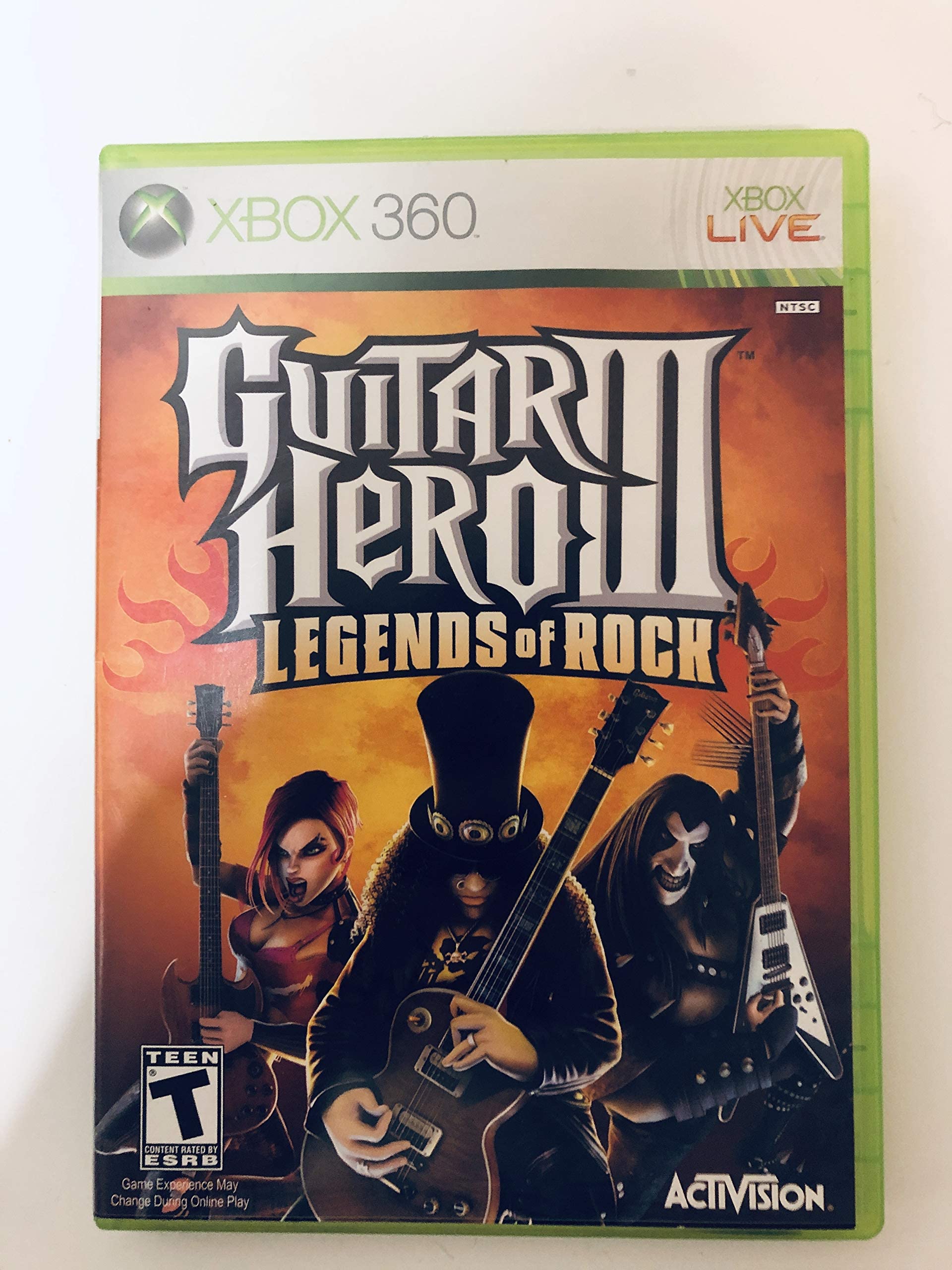 Guitar Hero 3 Legends of Rock for Xbox 360, Game Only (Renewed)