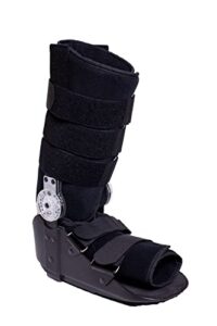 brace direct rom cam walker custom fit moldable uprights fracture boot- tall- range of motion walking boot for ankle injury, fractures, broken foot